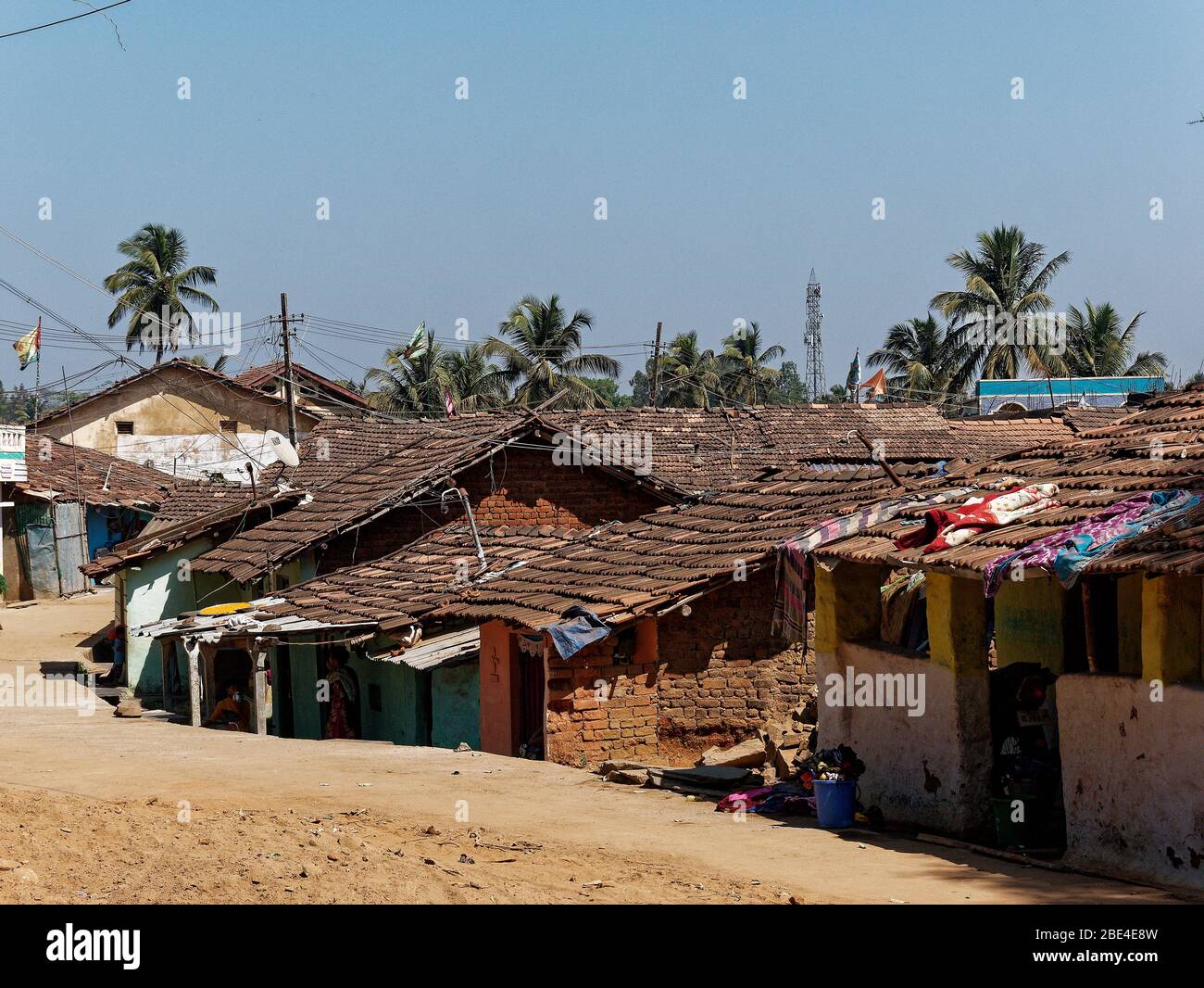 Traditional house of Karnataka Stock Photo - Alamy