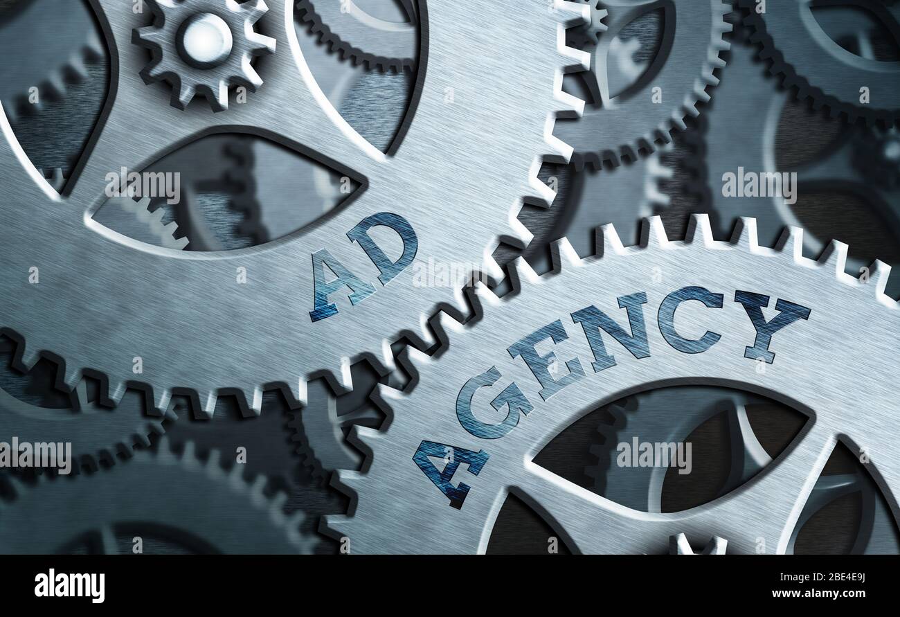 Text sign showing Ad Agency. Business photo showcasing business ...