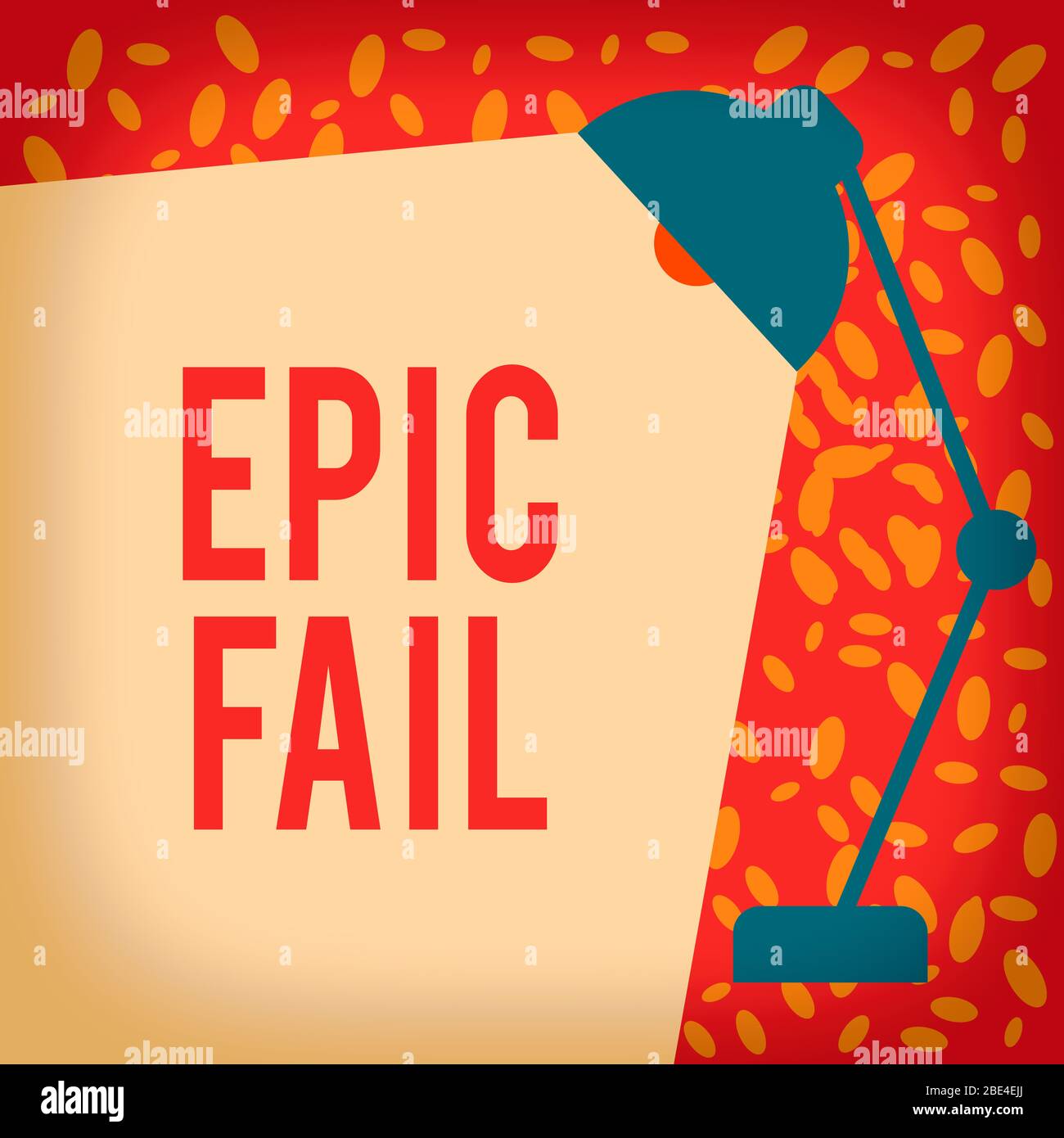 Writing note showing Epic Fail. Business concept for a spectacularly ...