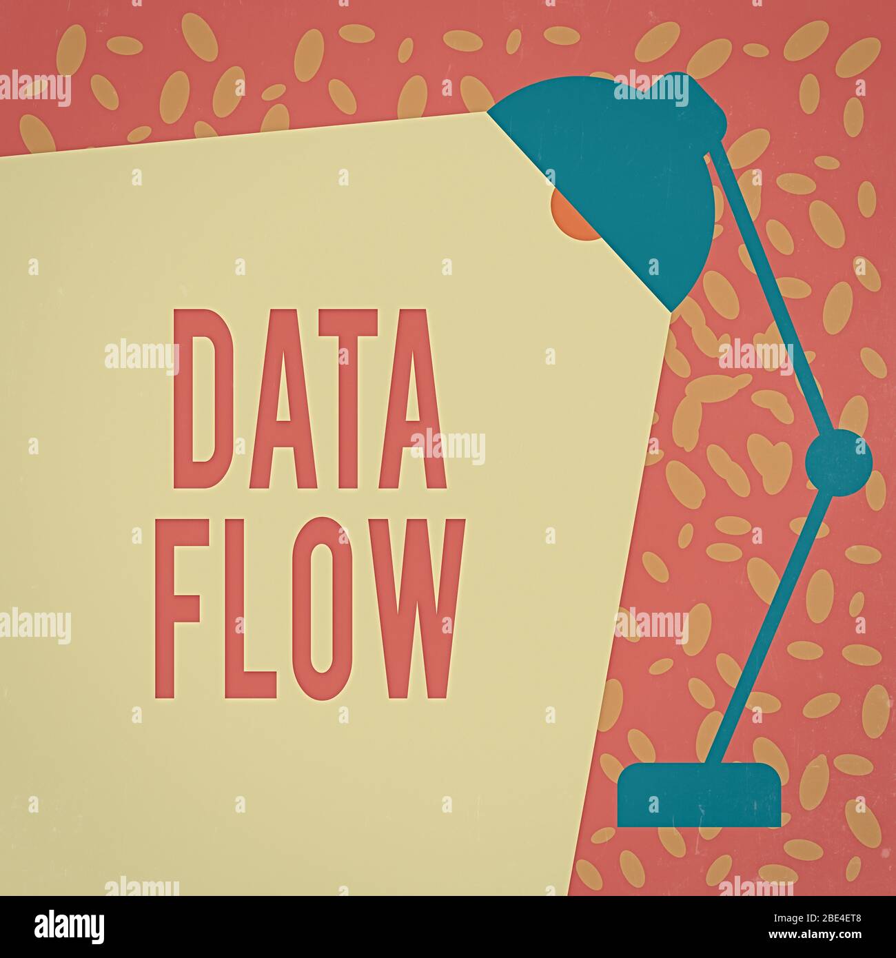 Writing note showing Data Flow. Business concept for the movement of ...