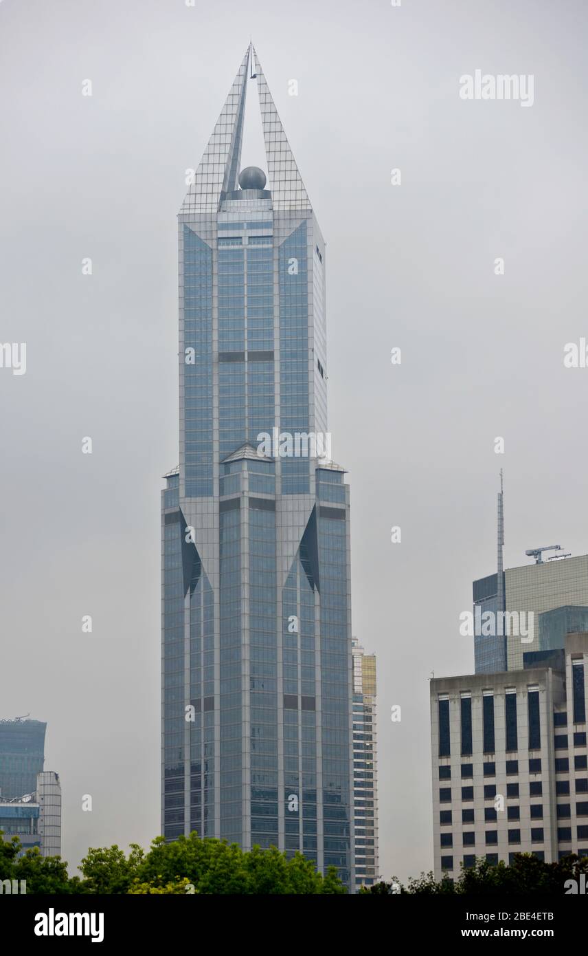 Tomorrow Square skyscraper, Shanghai, China Stock Photo - Alamy