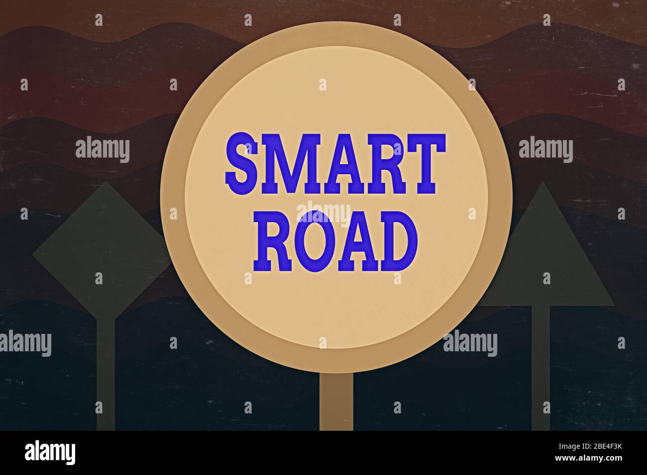 Handwriting text Smart Road. Conceptual photo number of different ways ...