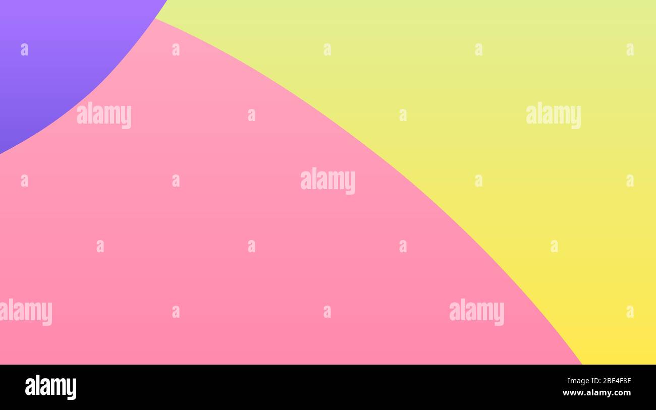 Simple design wallpaper in three colors with flat style Stock Photo - Alamy