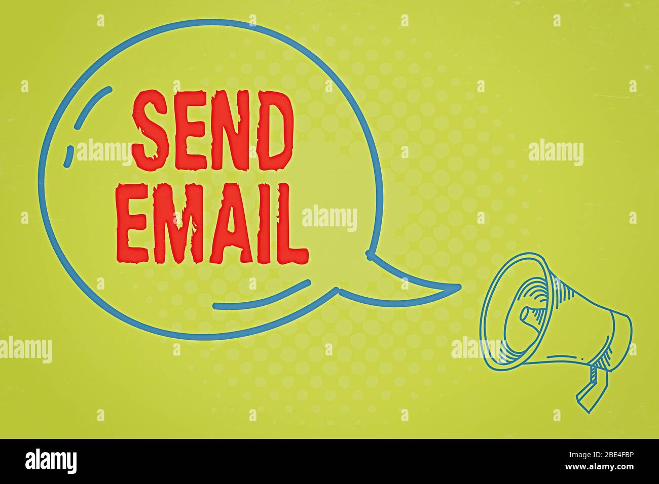 Word writing text Send Email. Business photo showcasing the system for using computers to send ...