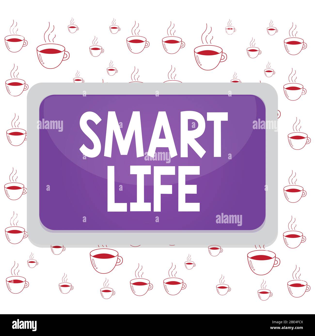 Writing note showing Smart Life. Business concept for approach ...