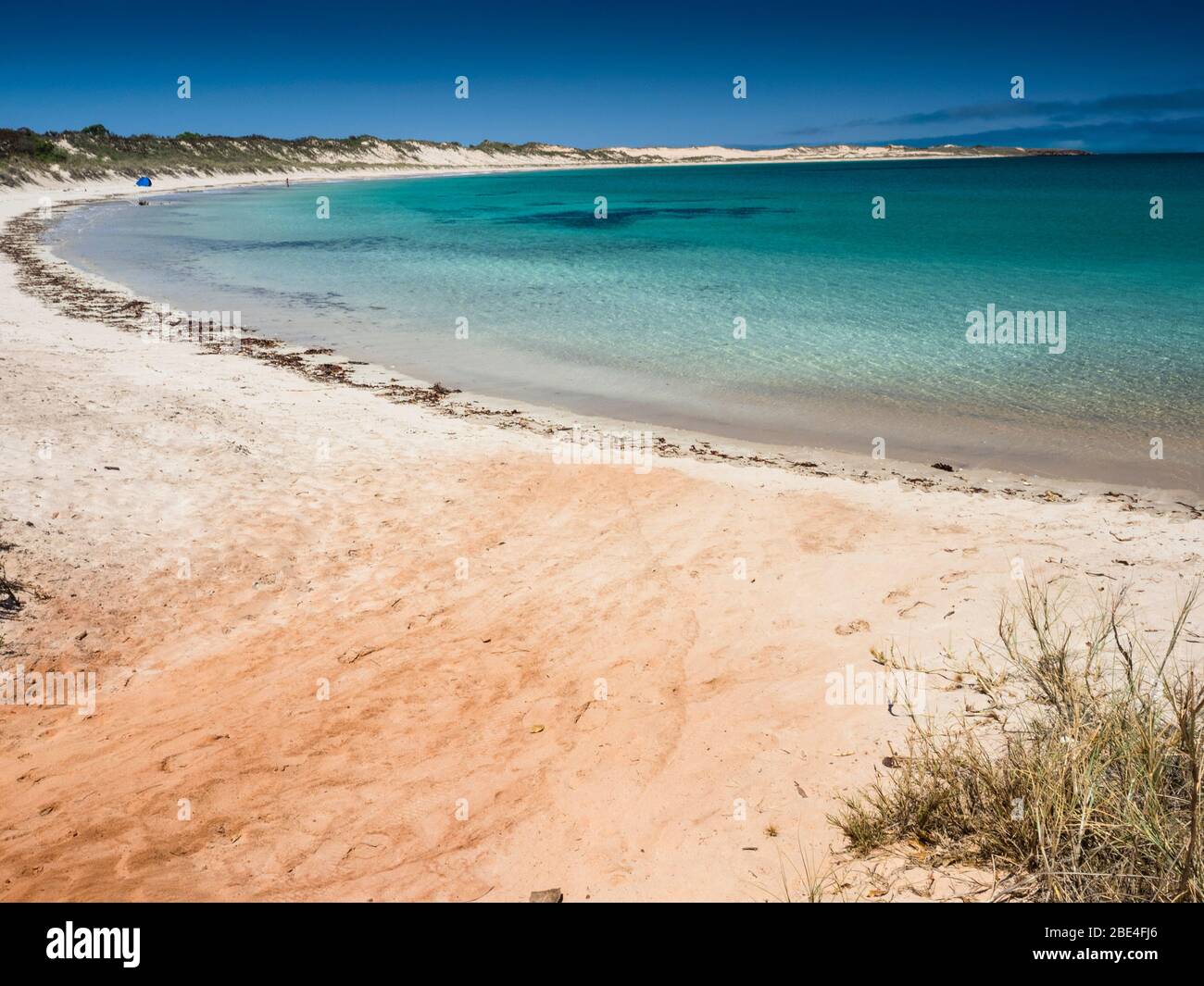 White sand beach and bay, Gnylmarung, Dampier Peninsula, Kimberley ...