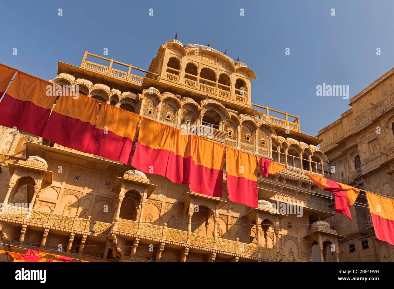 Raja Ka Mahal Palace Jaisalmer Fort Rajasthan India Stock Photo - Alamy