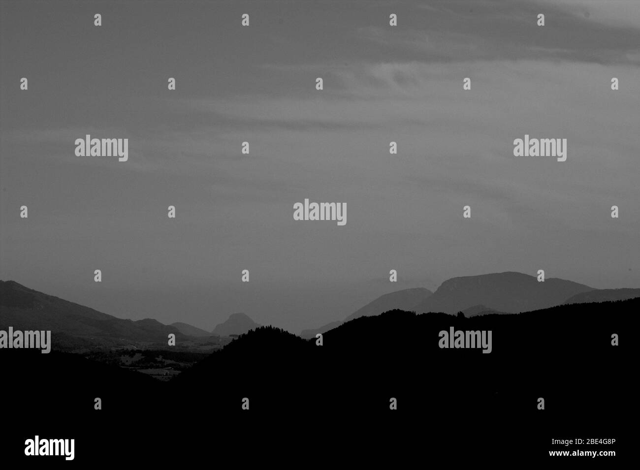 Black mountains vista from Black and White Stock Photos & Images - Alamy