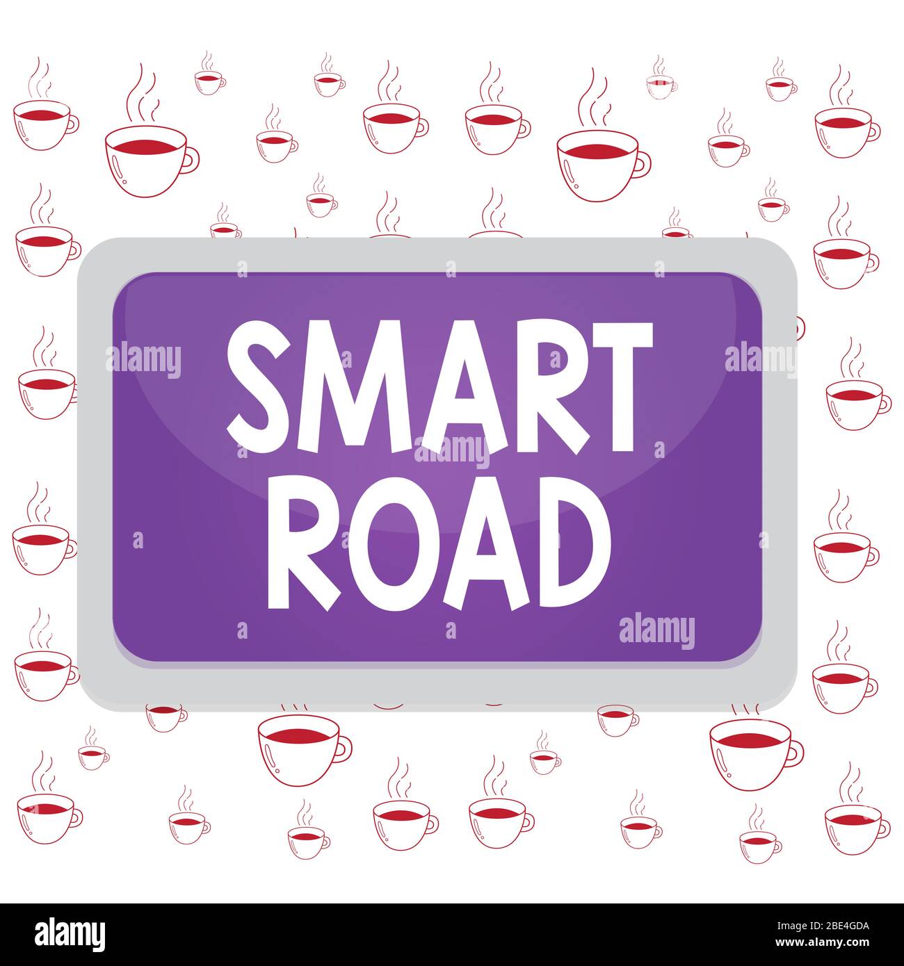 Writing note showing Smart Road. Business concept for number of ...