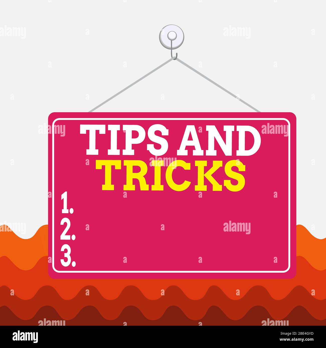 Conceptual hand writing showing Tips And Tricks. Concept meaning piece ...