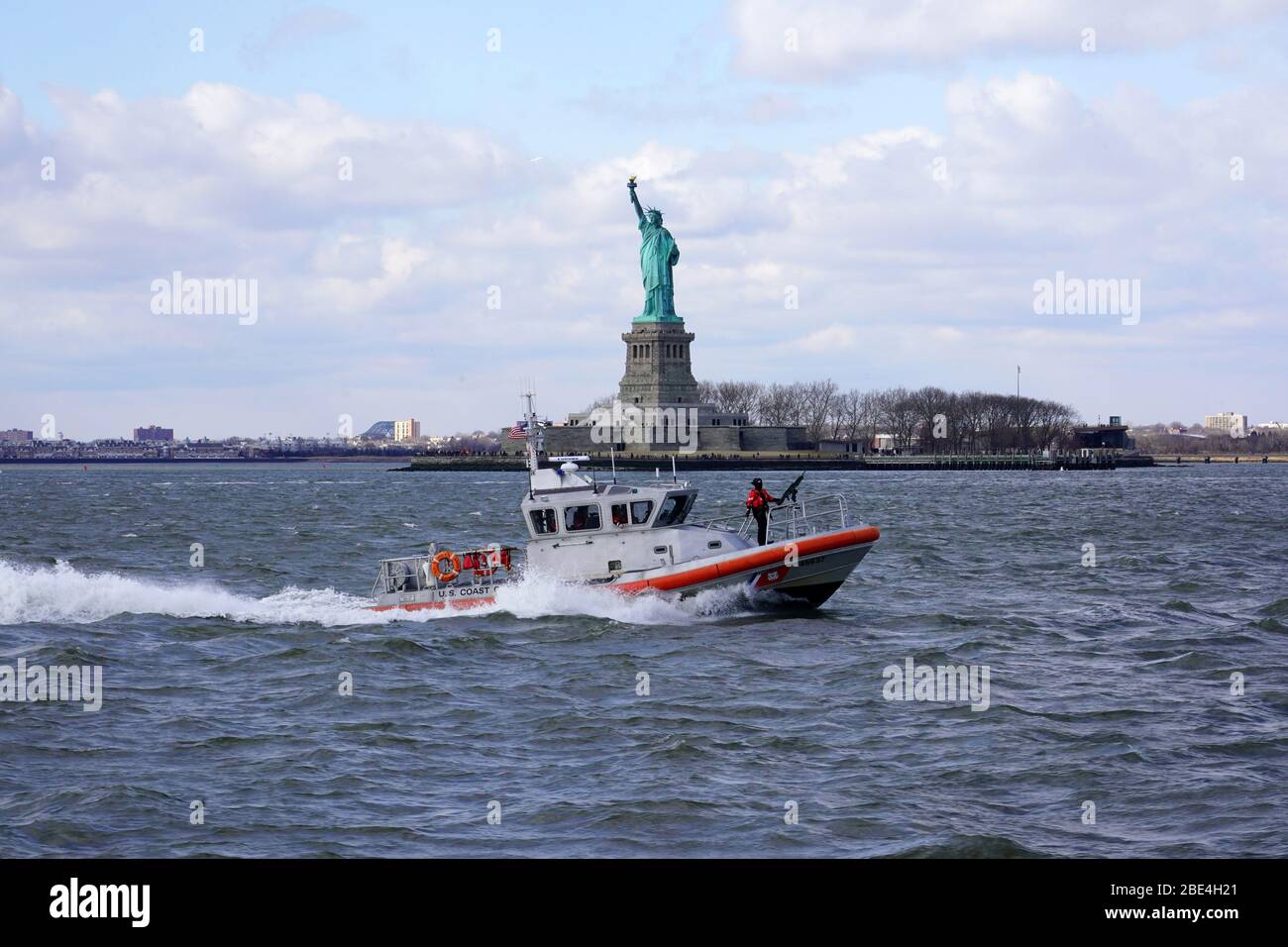 New York, United States. 08th Feb, 2020. A United States Coast Guard 45 ...