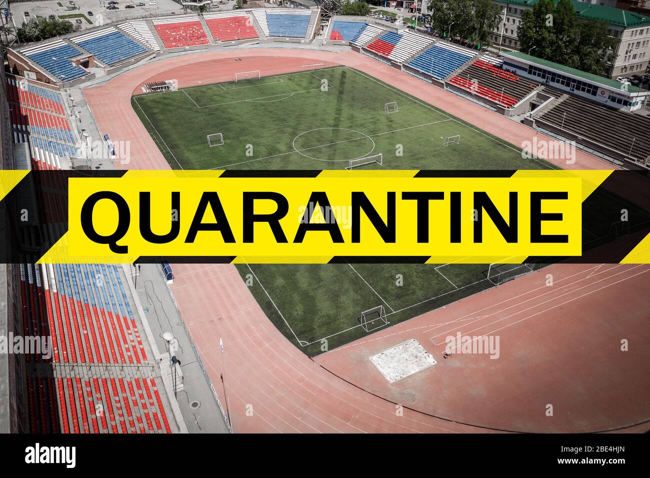 Metal security gate football stadium hi-res stock photography and ...