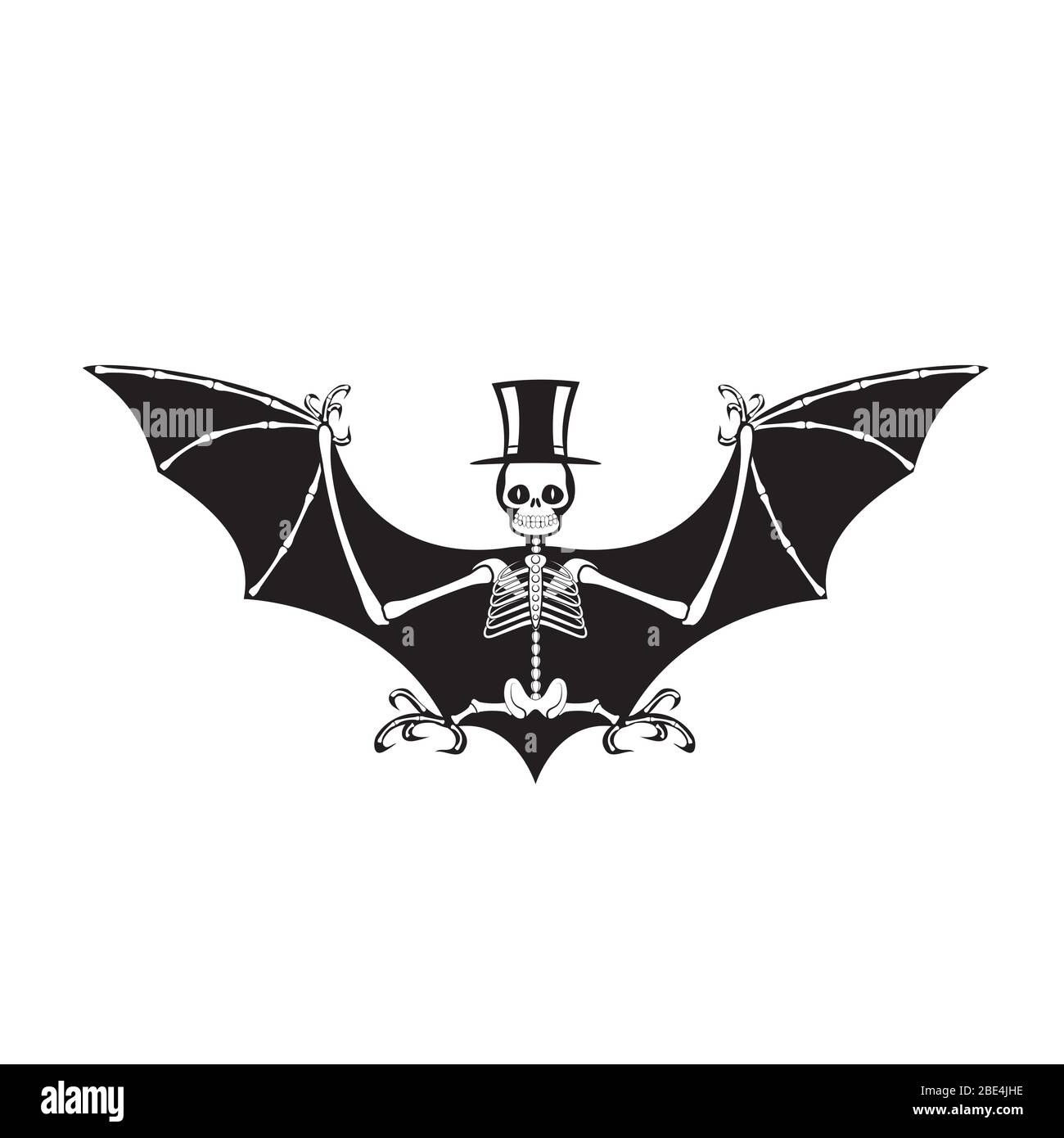 Bat Skeleton Illustration High Resolution Stock Photography and Images ...