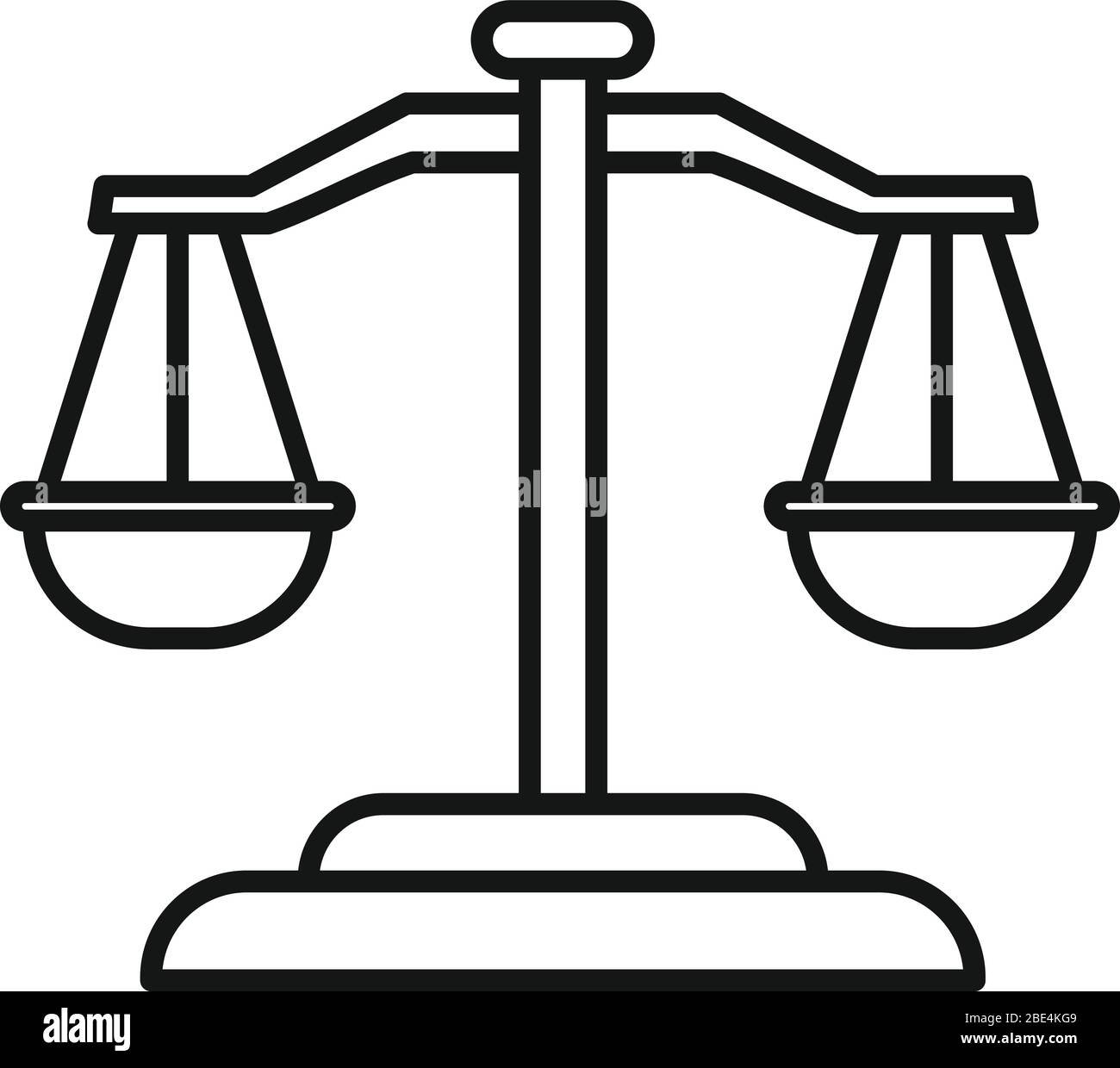 Money balance icon. Outline money balance vector icon for web design ...