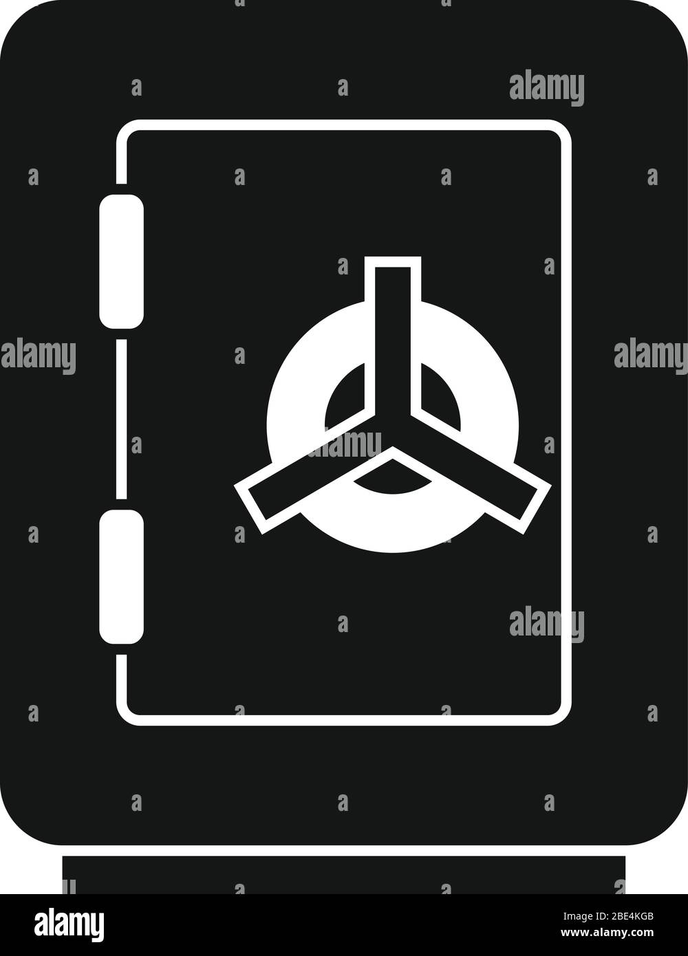 Money safe icon. Simple illustration of money safe vector icon for web ...