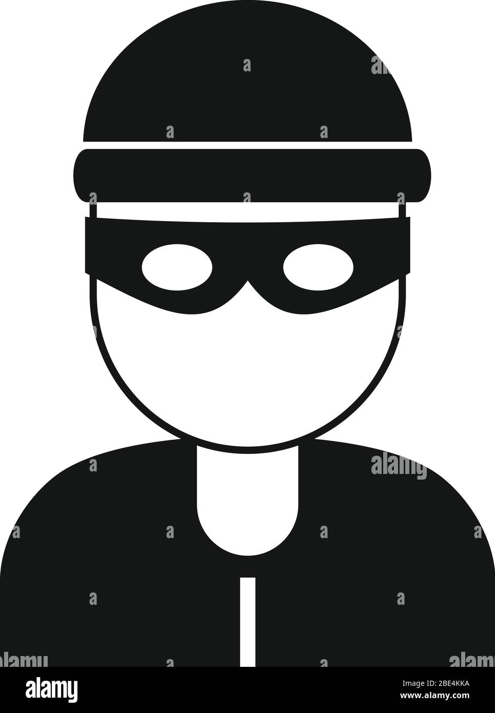 Burglar icon. Simple illustration of burglar vector icon for web design ...