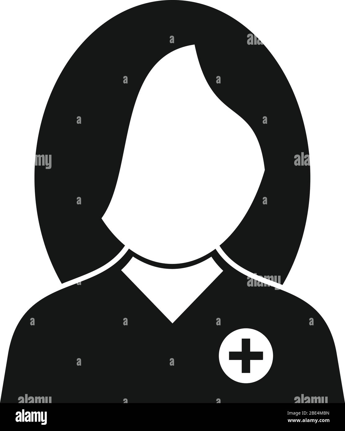 Pharmacist nurse icon. Simple illustration of pharmacist nurse vector ...