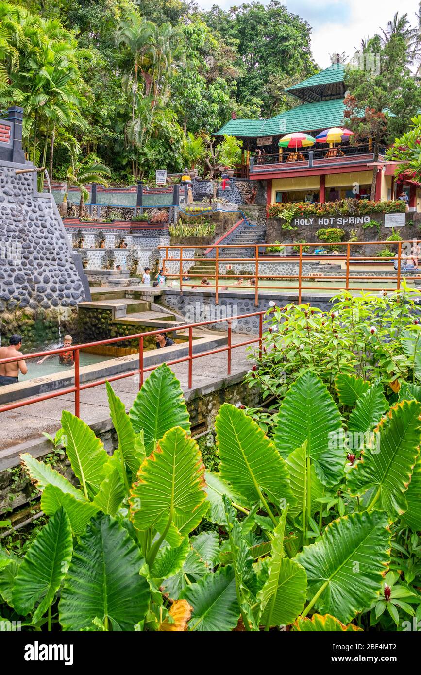 Vertical view of Banjar hot Springs in Bali, Indonesia Stock Photo - Alamy