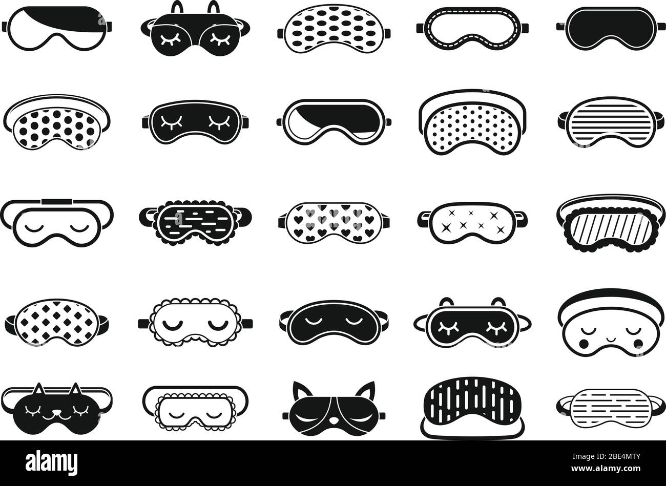 Eye Mask Designs Vector