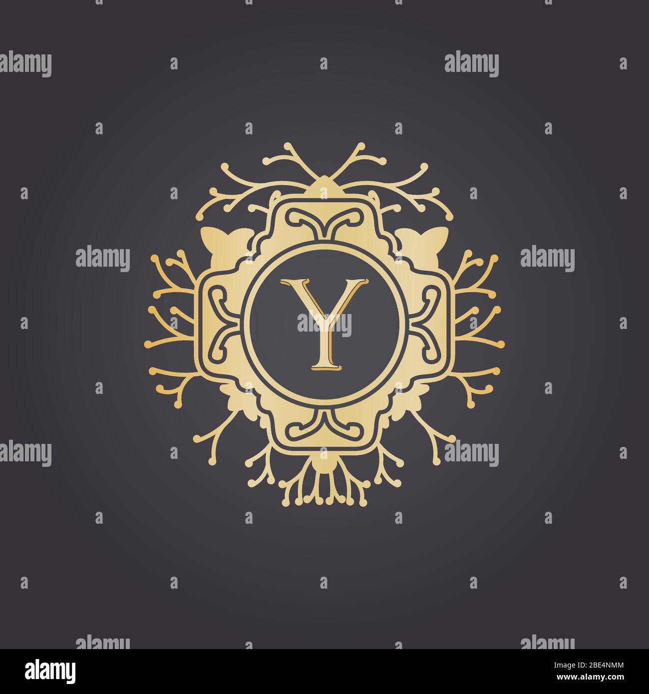 Initial Letter y, Luxury Logo for boutique, cosmetic, or jewelery logo ...