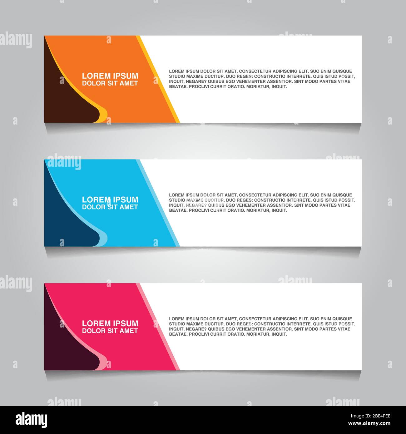 Vector abstract geometric design banner web template Stock Vector Image & Art - Alamy