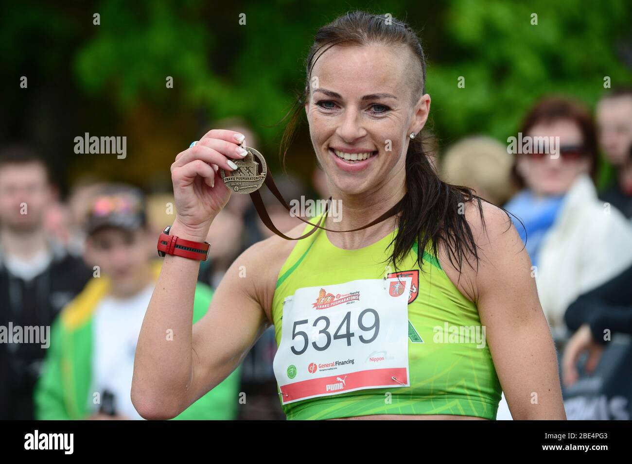 Rasa Drazdauskaite - Lithuanian runner, Olympian Stock Photo - Alamy