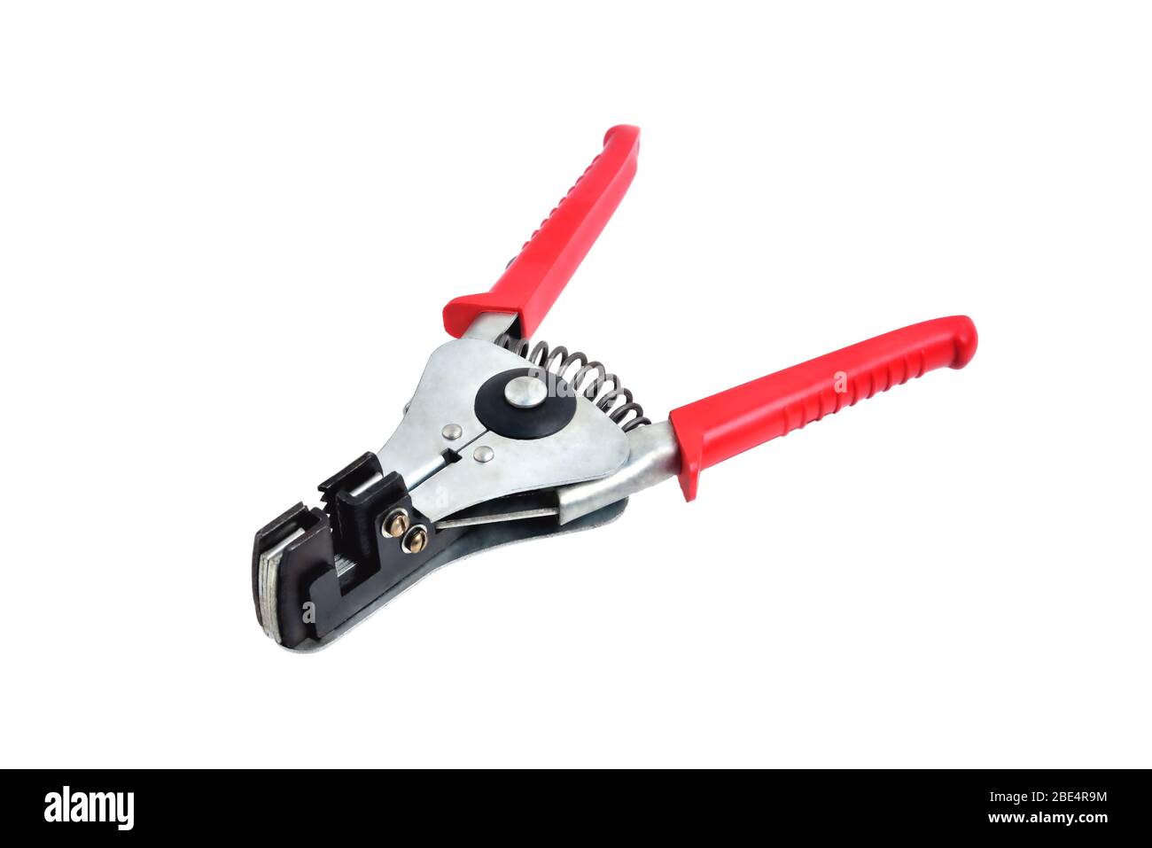 wire stripper red color, close up isolate Stock Photo - Alamy