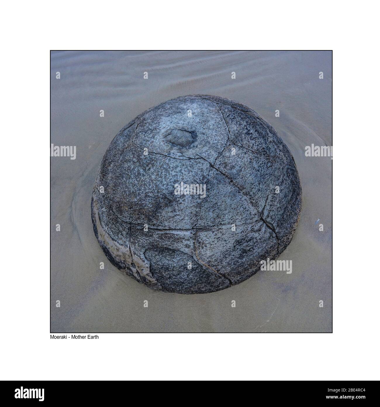 Moeraki Boulders are shaped and revealed on the east coast of South ...