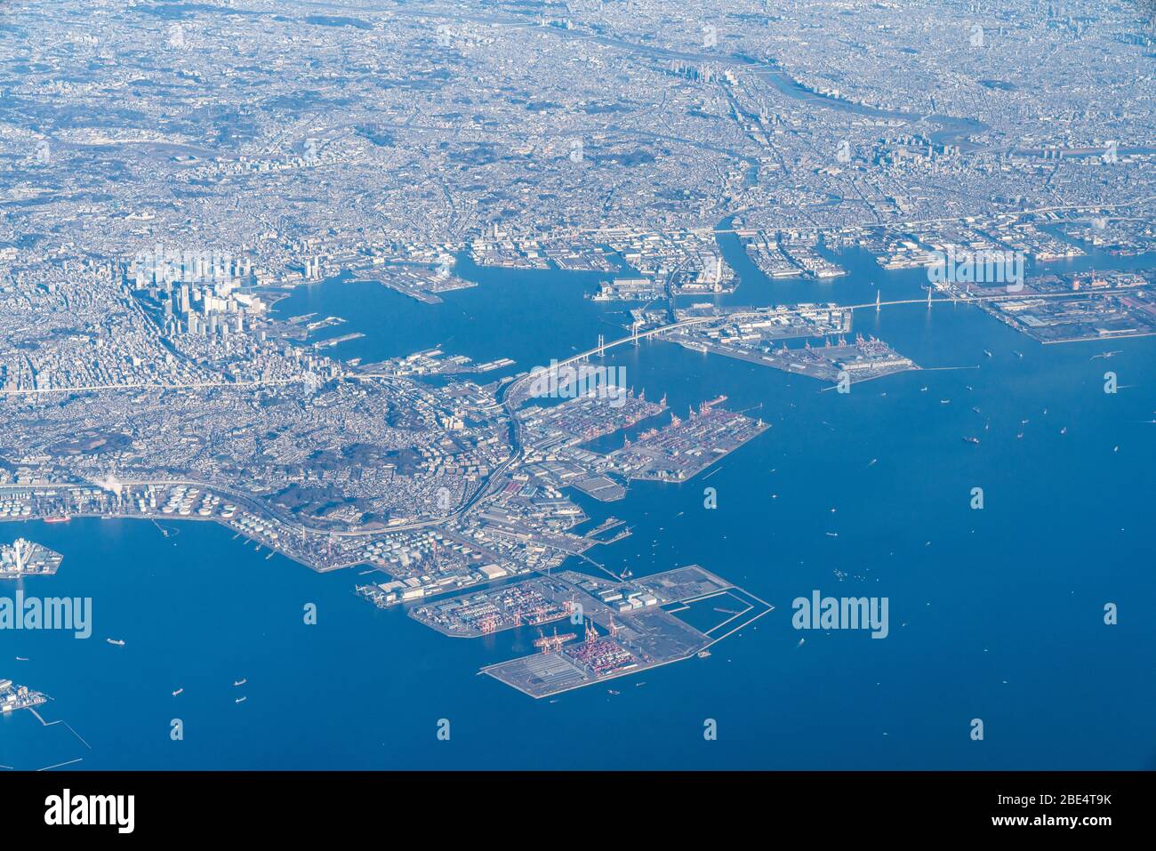 Aerial view of daikoku wharf hi-res stock photography and images - Alamy