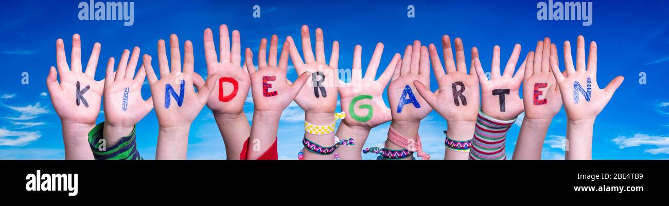 Kindergarten word hi-res stock photography and images - Alamy
