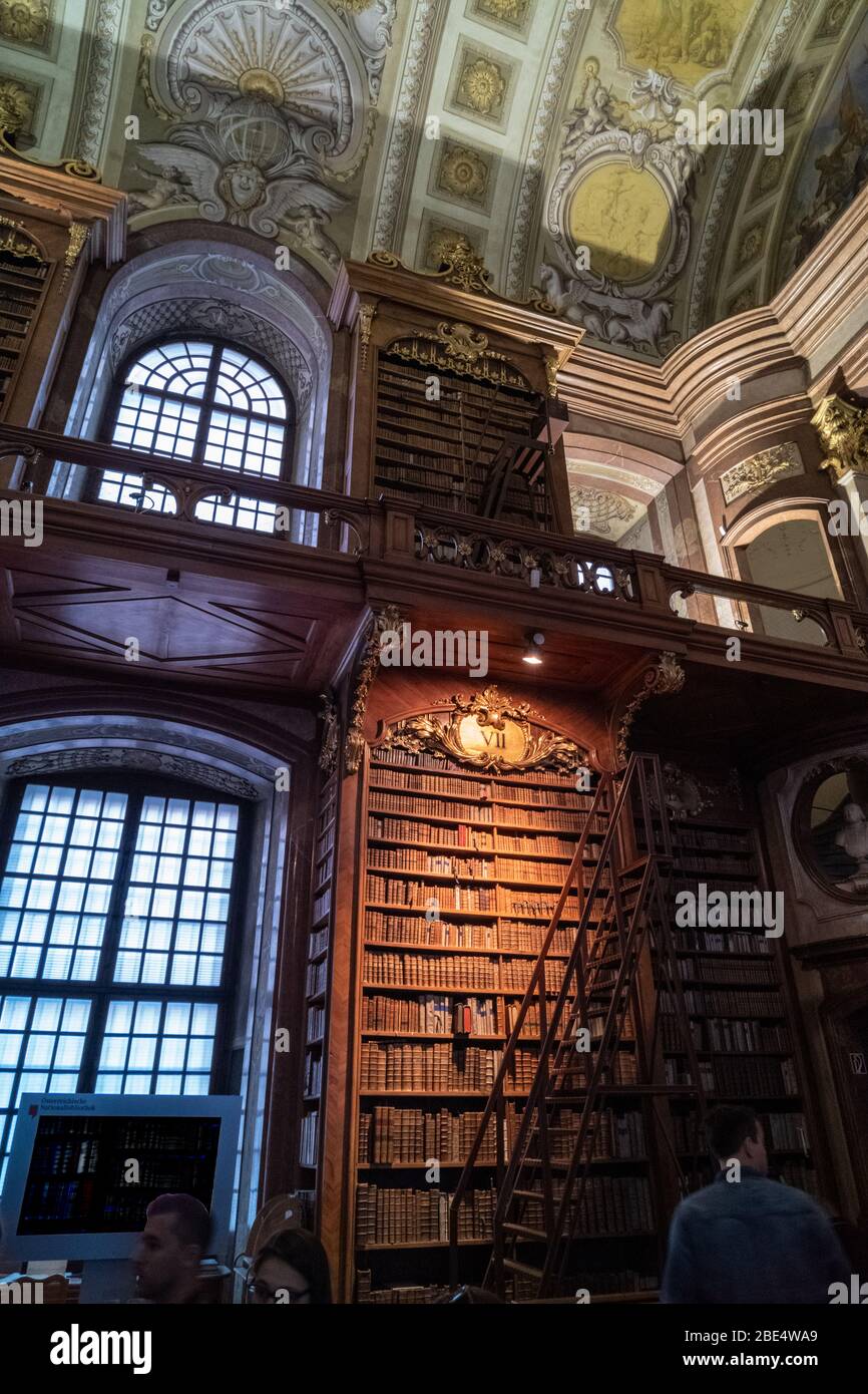 State Hall - Austrian National Library Stock Photo - Alamy