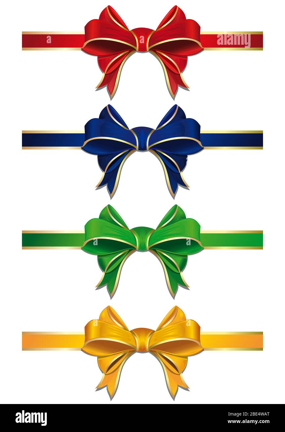 Orange ribbon frame white background Stock Vector Images - Alamy