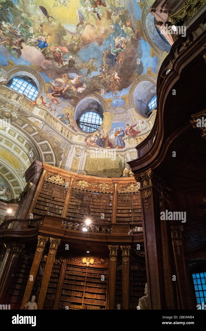 State Hall - Austrian National Library Stock Photo - Alamy