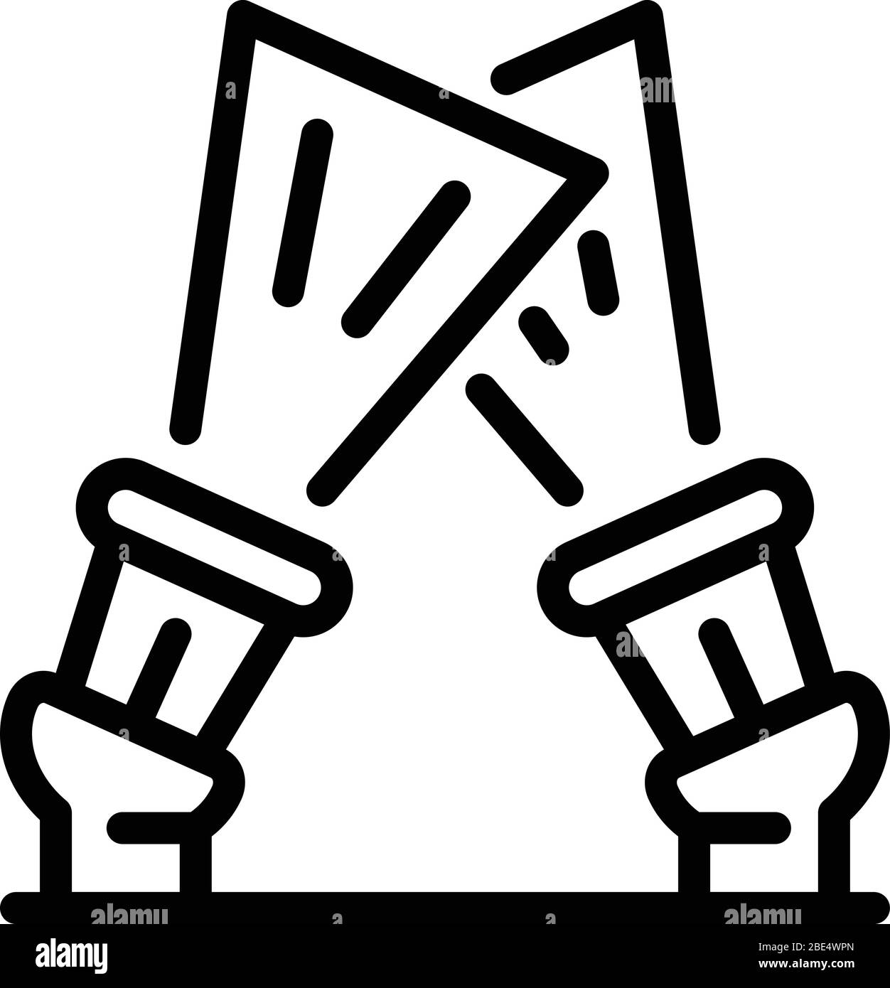 Black stage podium lights Stock Vector Images - Alamy