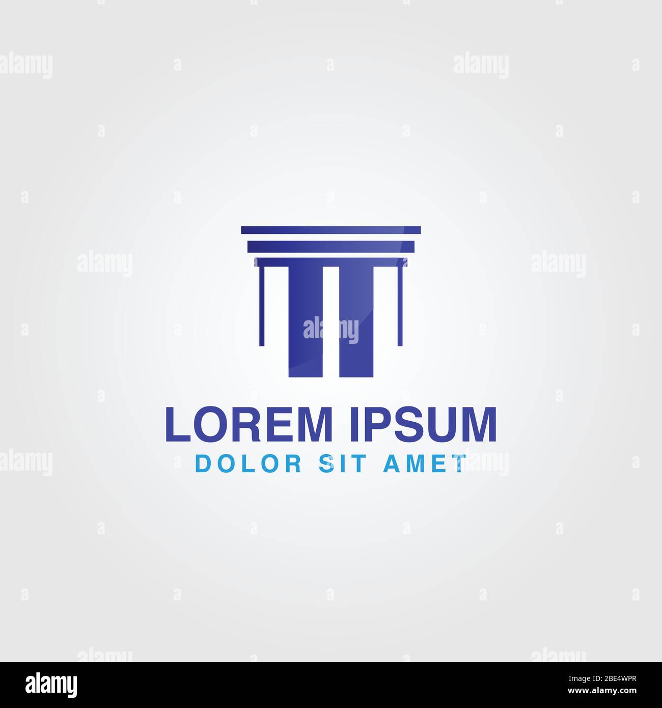 Pillar, Column. Law Firm / Architecture Logo Design Stock Vector Image ...