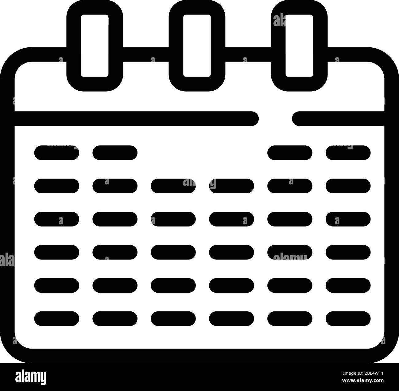 Sheet calender Black and White Stock Photos & Images - Alamy