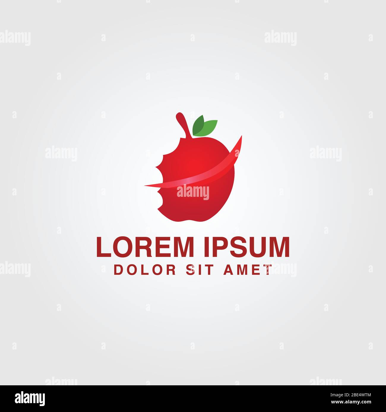 Red Apple logo Design, Vector Illustration Stock Vector Image & Art - Alamy