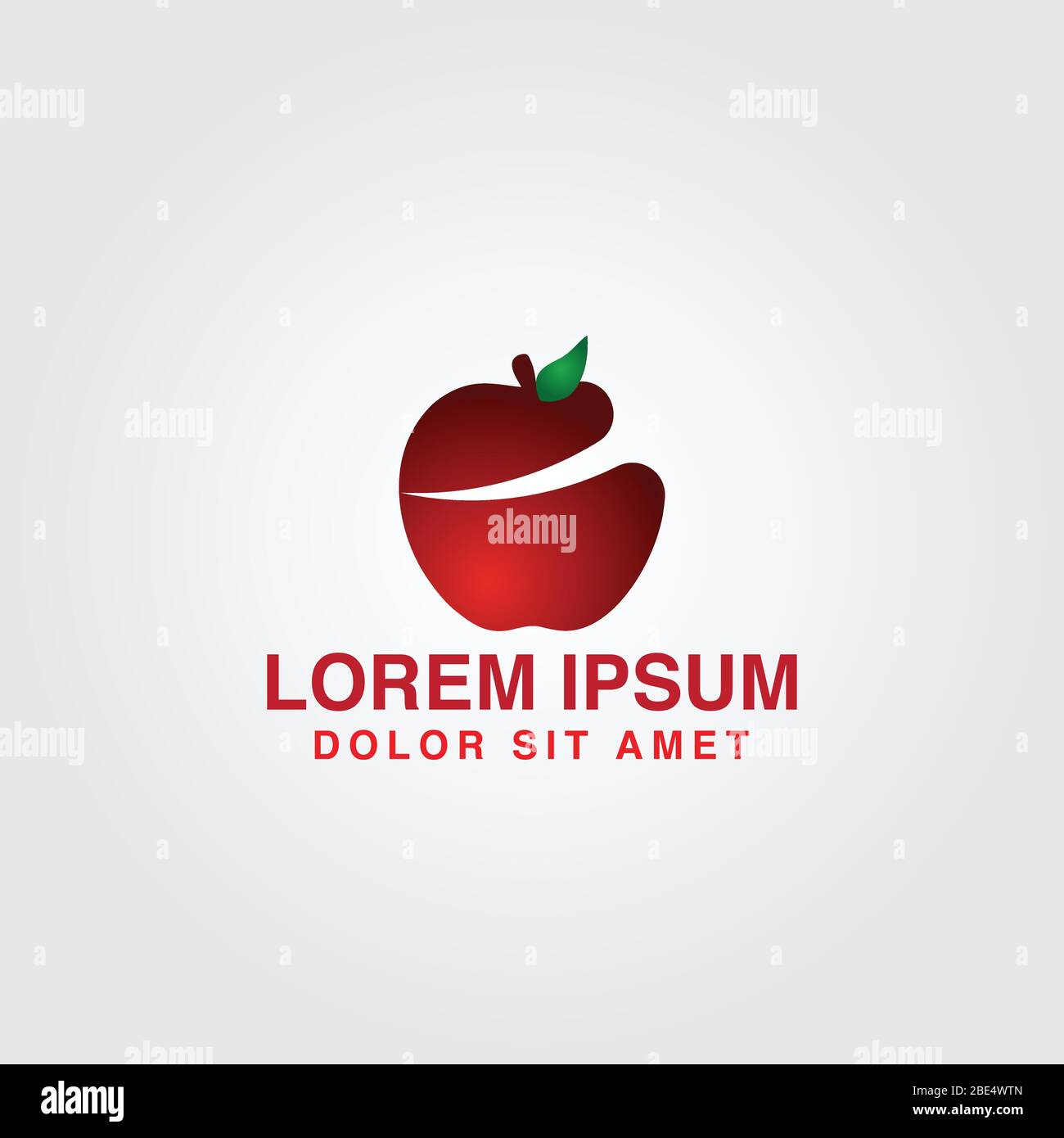 Red Apple logo Design, Vector Illustration Stock Vector Image & Art - Alamy