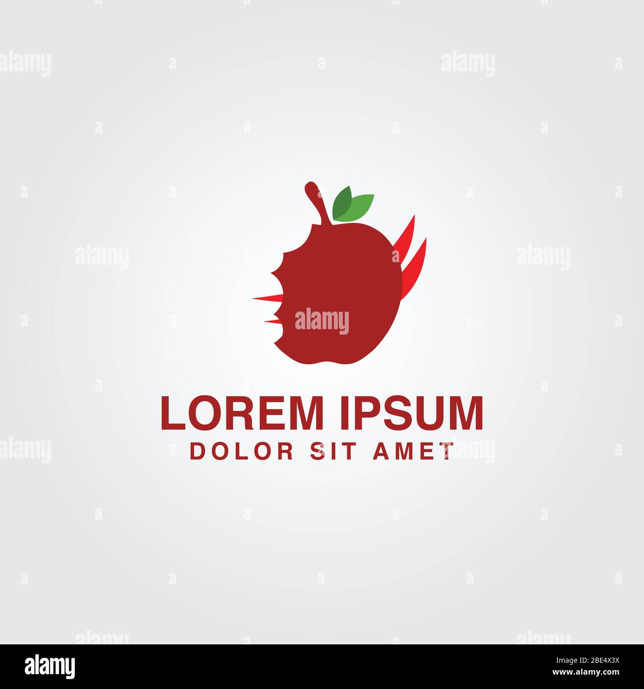 Red Apple logo Design, Vector Illustration Stock Vector Image & Art - Alamy