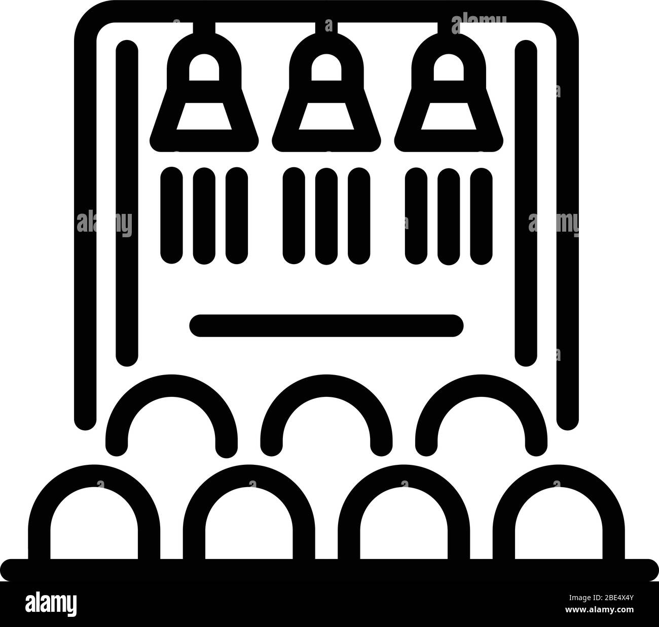 Public audience icon, outline style Stock Vector Image & Art - Alamy