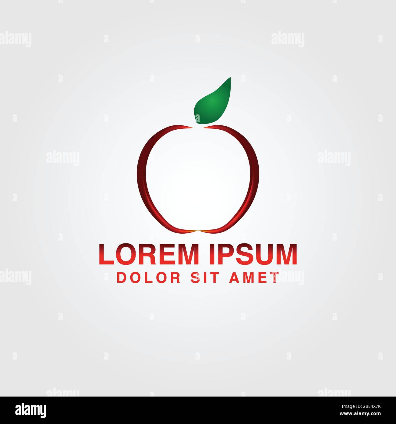 Red Apple logo Design, Vector Illustration Stock Vector Image & Art - Alamy