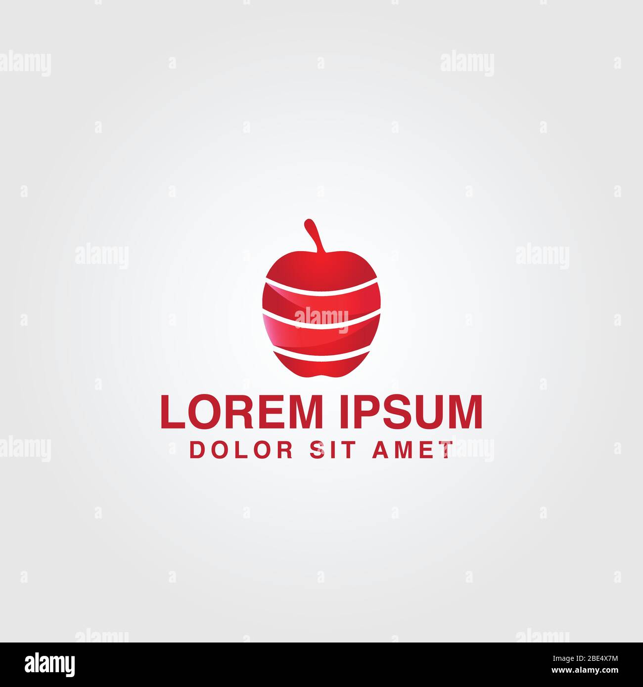 Red Apple logo Design, Vector Illustration Stock Vector Image & Art - Alamy