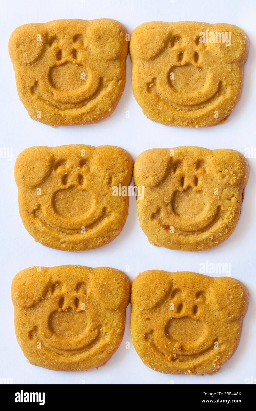 Percy Pig biscuits cookies isolated on white background Stock Photo - Alamy