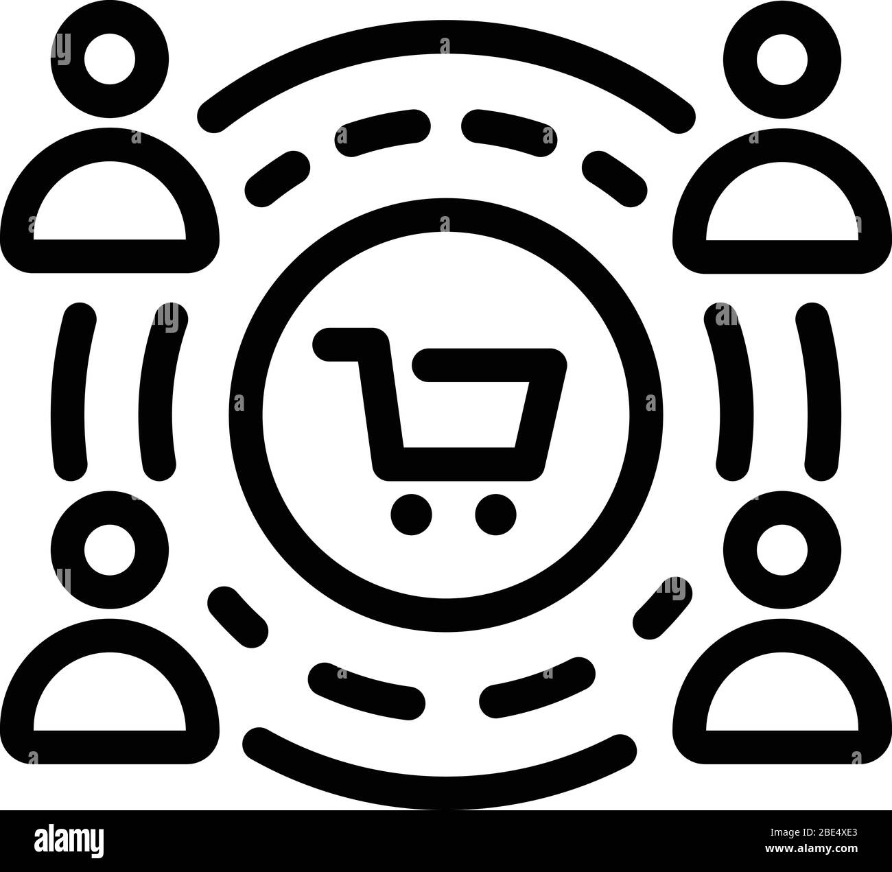 Customers service icon, outline style Stock Vector Image & Art - Alamy