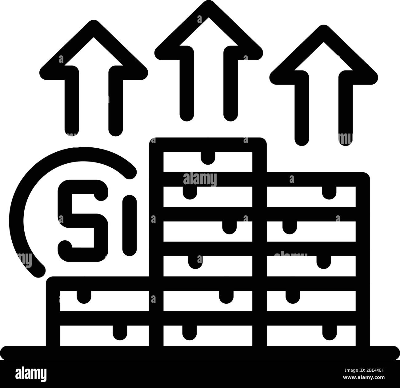 Raise profit icon, outline style Stock Vector Image & Art - Alamy