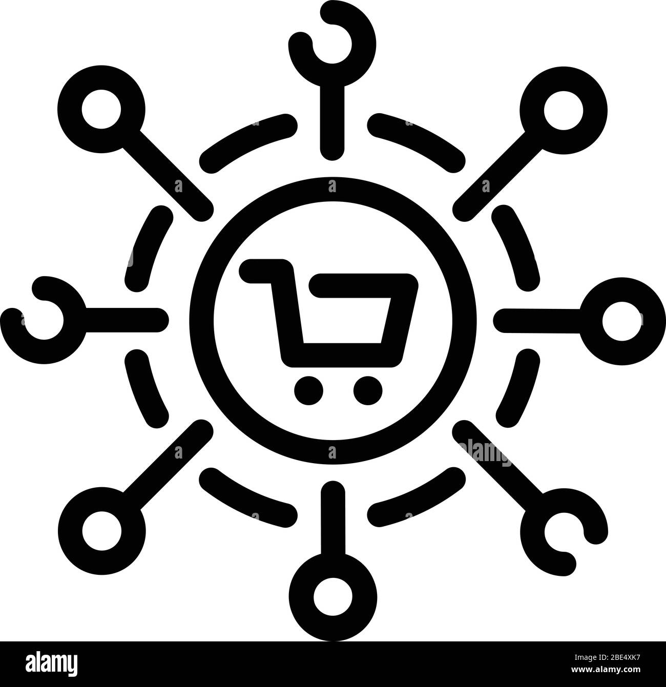 Mobile influencer marketing Black and White Stock Photos & Images - Alamy