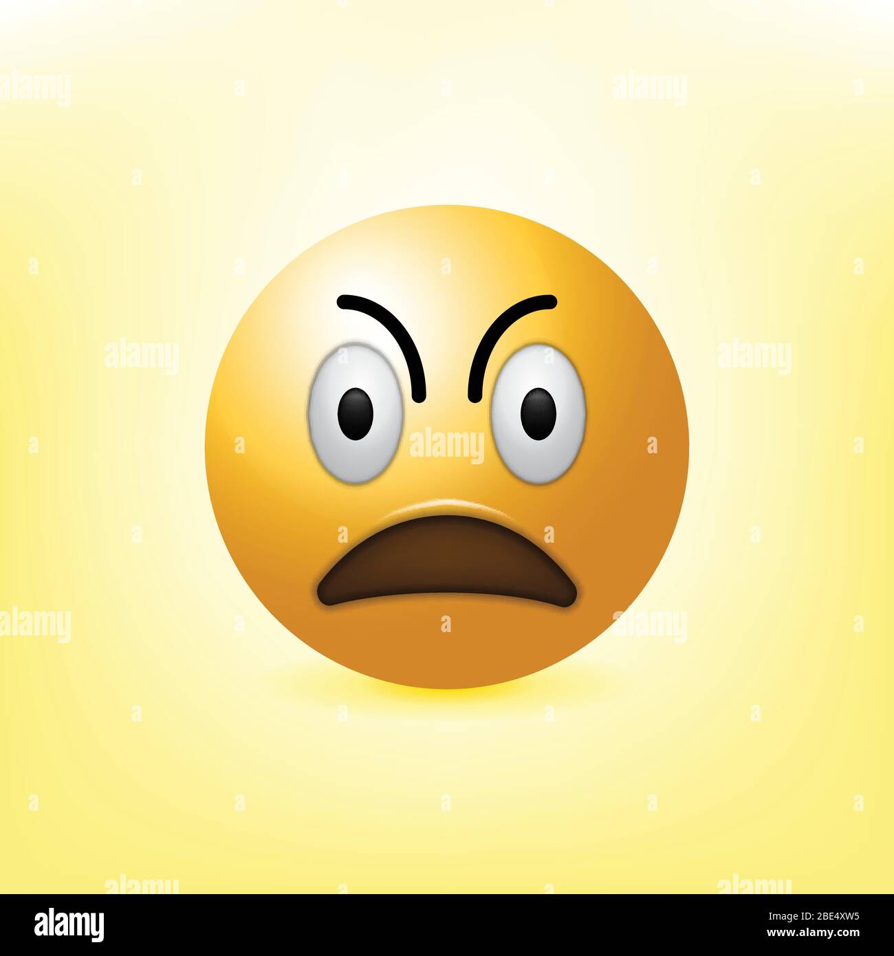 Realistic Social Media Emoji, Emoticon. vector illustration Stock ...