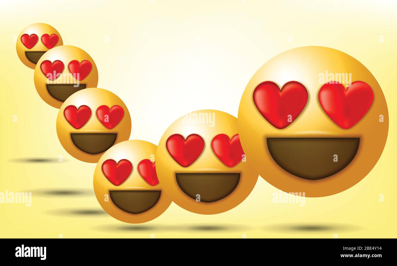 Realistic emoji Stock Vector Images - Alamy