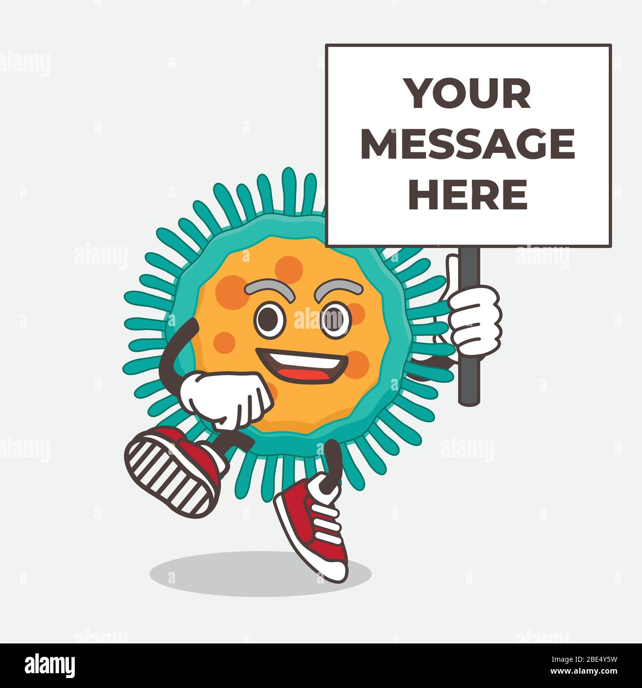 Corona Virus Vector Mascot Illustration Stock Vector Image & Art - Alamy