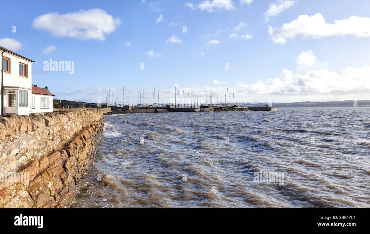 Fife Coastal Path from Kincardine to Rosyth - Scotland - UK Stock Photo ...